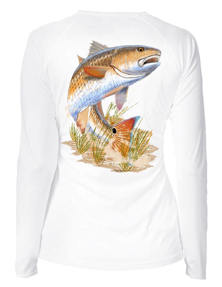 Redfish Inshore Performance Fishing Shirt for Sun Protection - UPF 50 ...